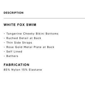 White Fox Boutique | Swim | Authentic White Fox Swim Cheeky Bikini ...